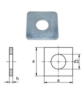 DIN 436 Kare Pul - Köseoğlu Civata